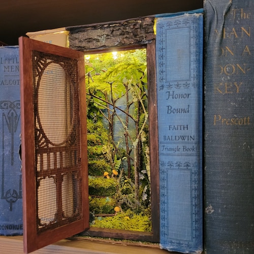 Handmade Nature Book Nook - Etsy