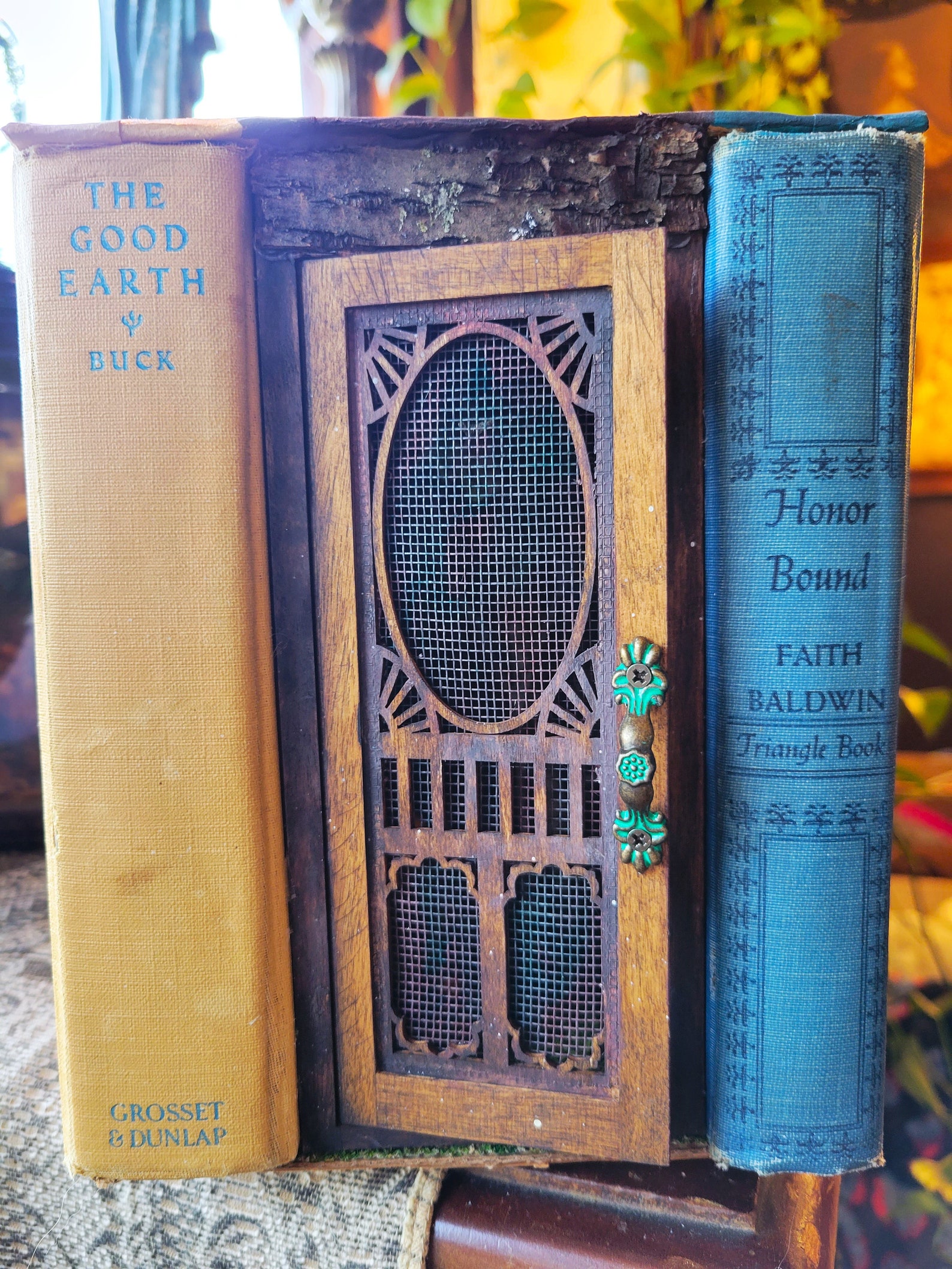 Handmade Nature Book Nook - Etsy