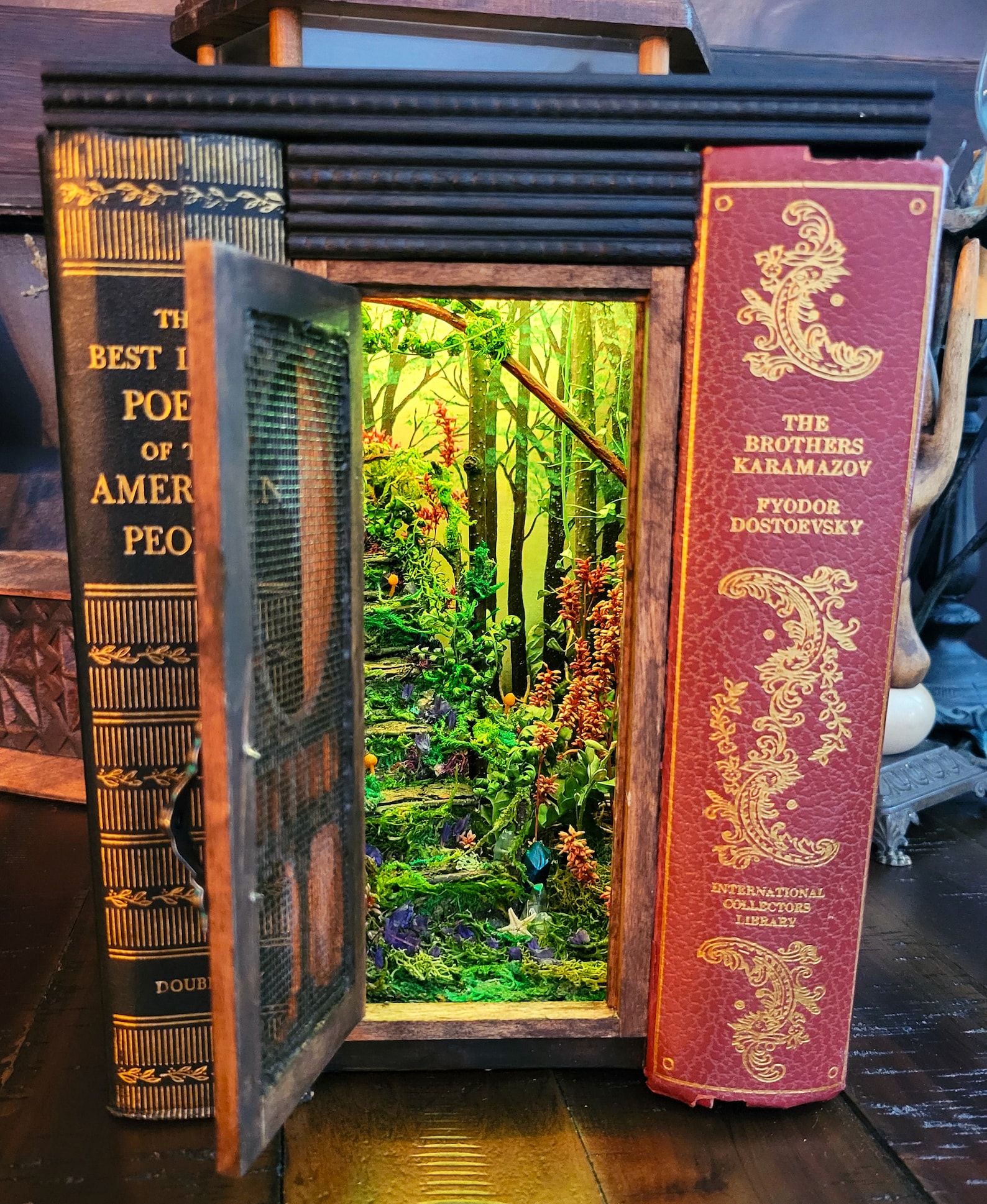 Handmade Nature Book Nook - Etsy