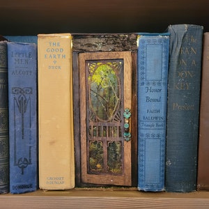Handmade Nature Book Nook - Etsy