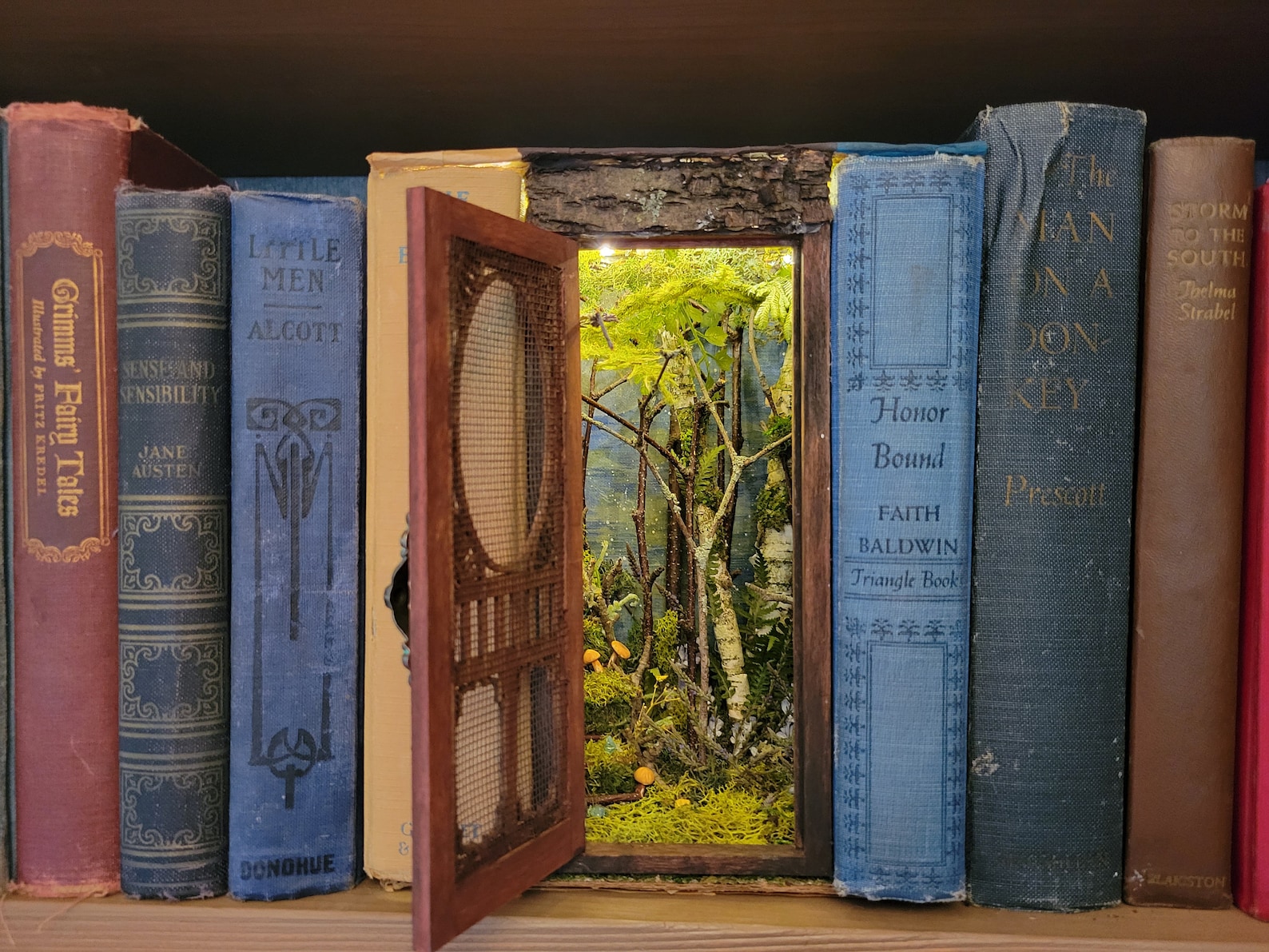Handmade Nature Book Nook - Etsy
