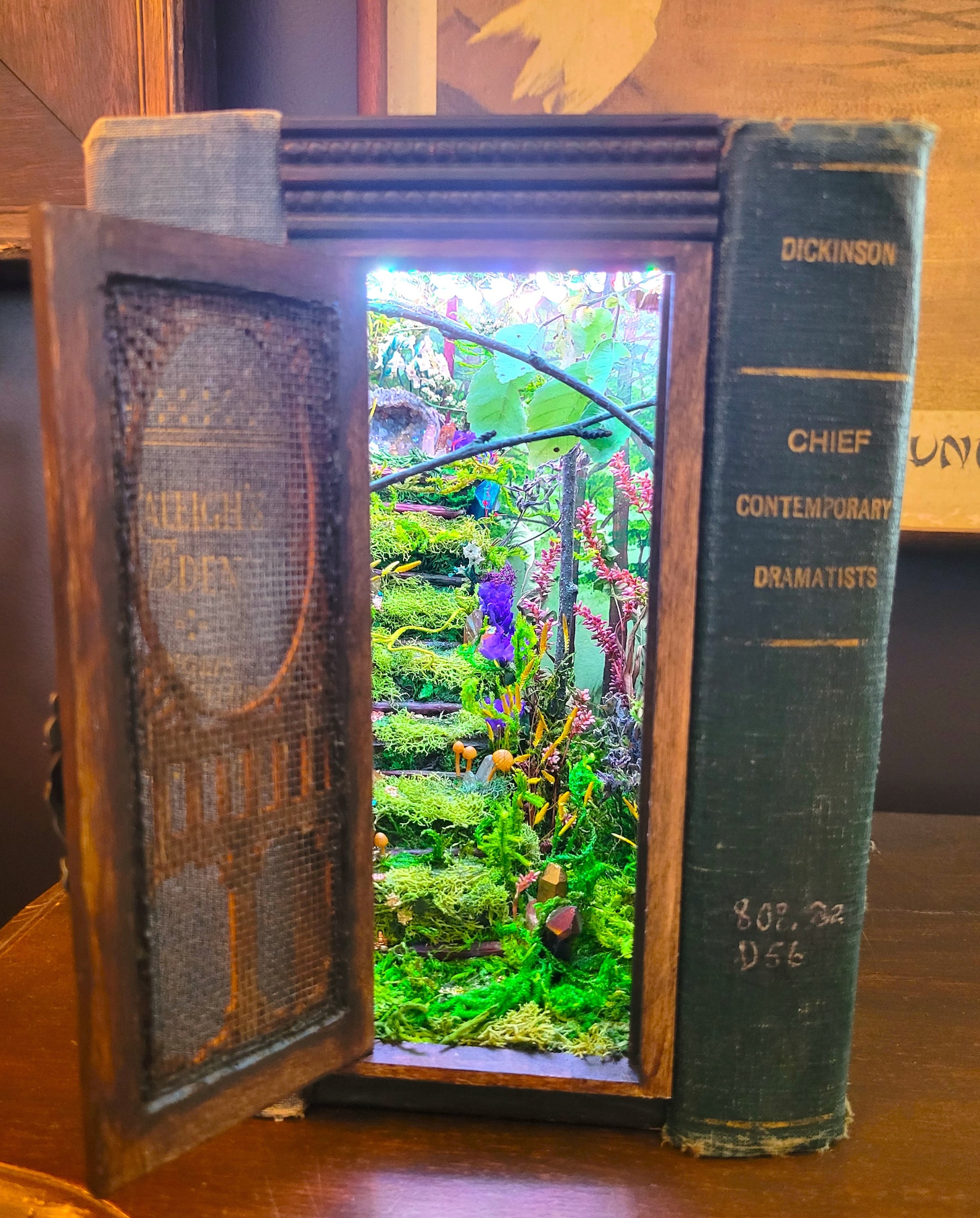 Handmade Nature Book Nook - Etsy