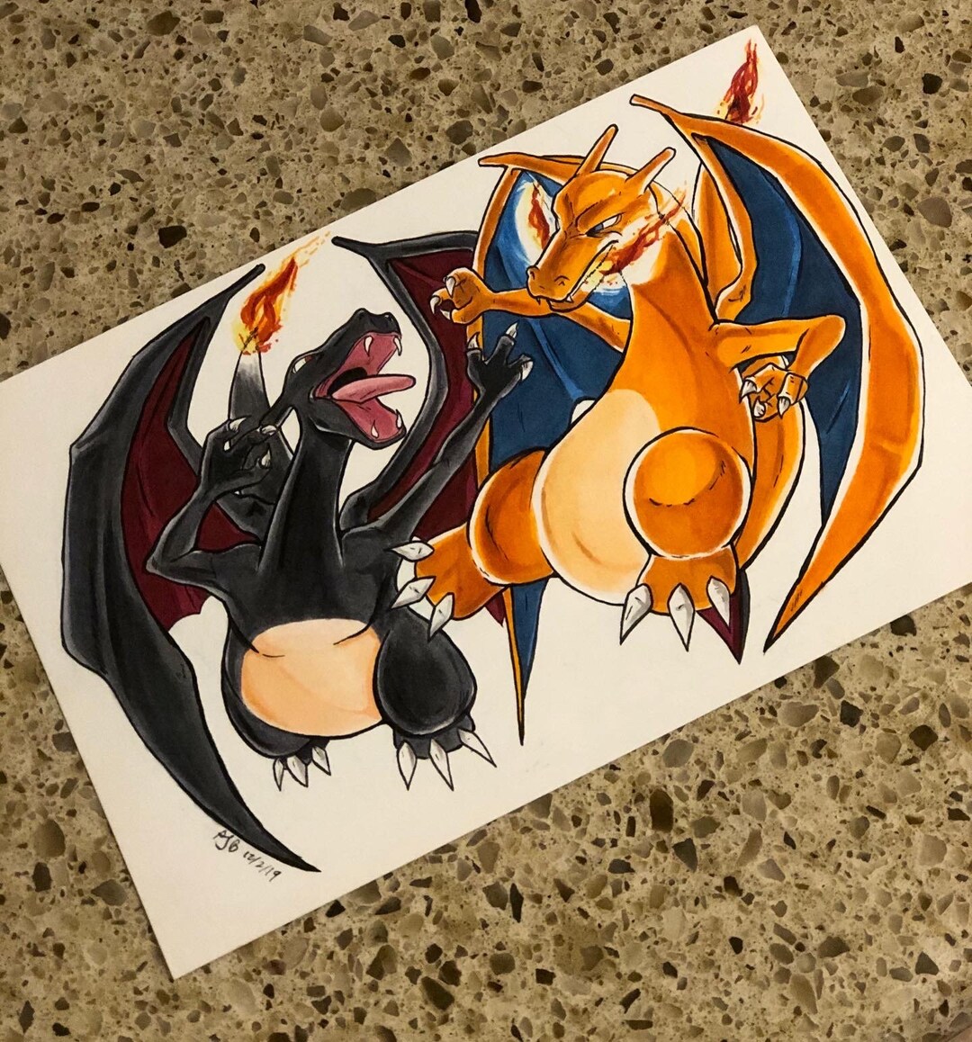 Charizard Vs. Charizard - Etsy