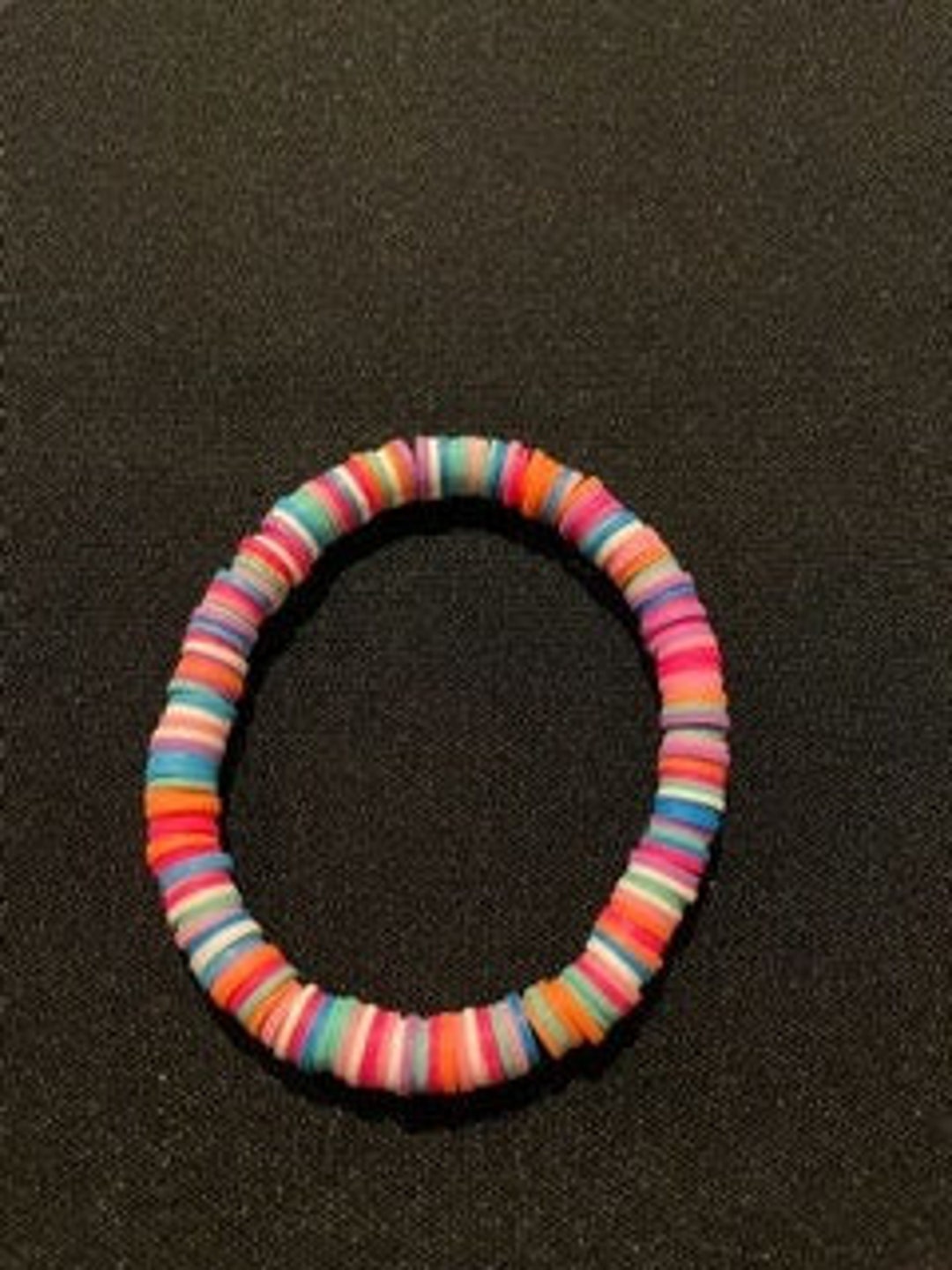 Preppy Confetti Clay Bead Bracelets - Etsy