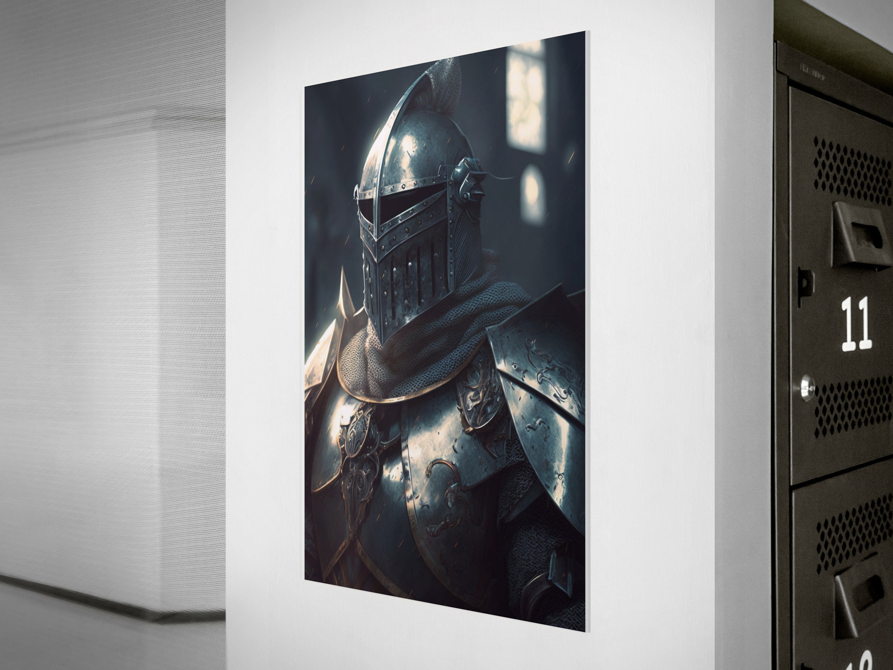Knight Digital Art Print in Fantasy Style - Etsy