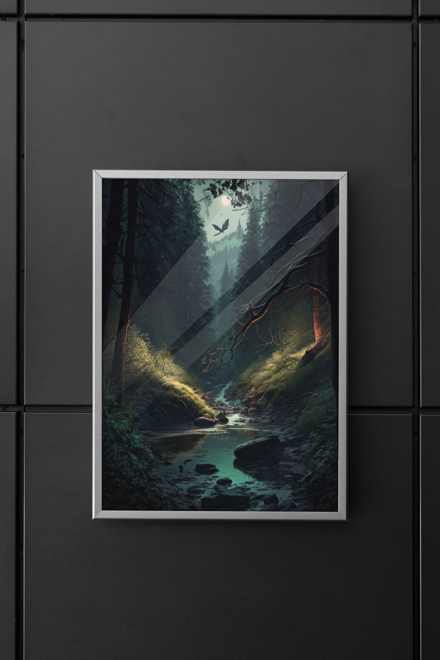 Fantasy Forest Digital Art Print - Etsy