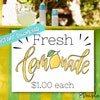 Lemonade Stand Poster & Pricing Sign Bundle, Editable Template, Summer Kids Lemonade Sale, Booth ...