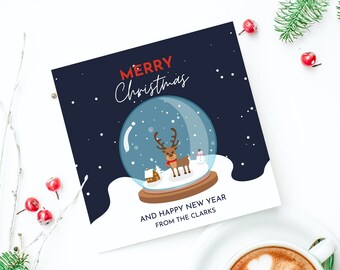 Square Snow Globe - Etsy