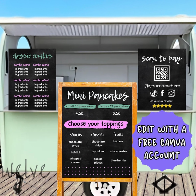 Mini Pancakes Carts - Etsy