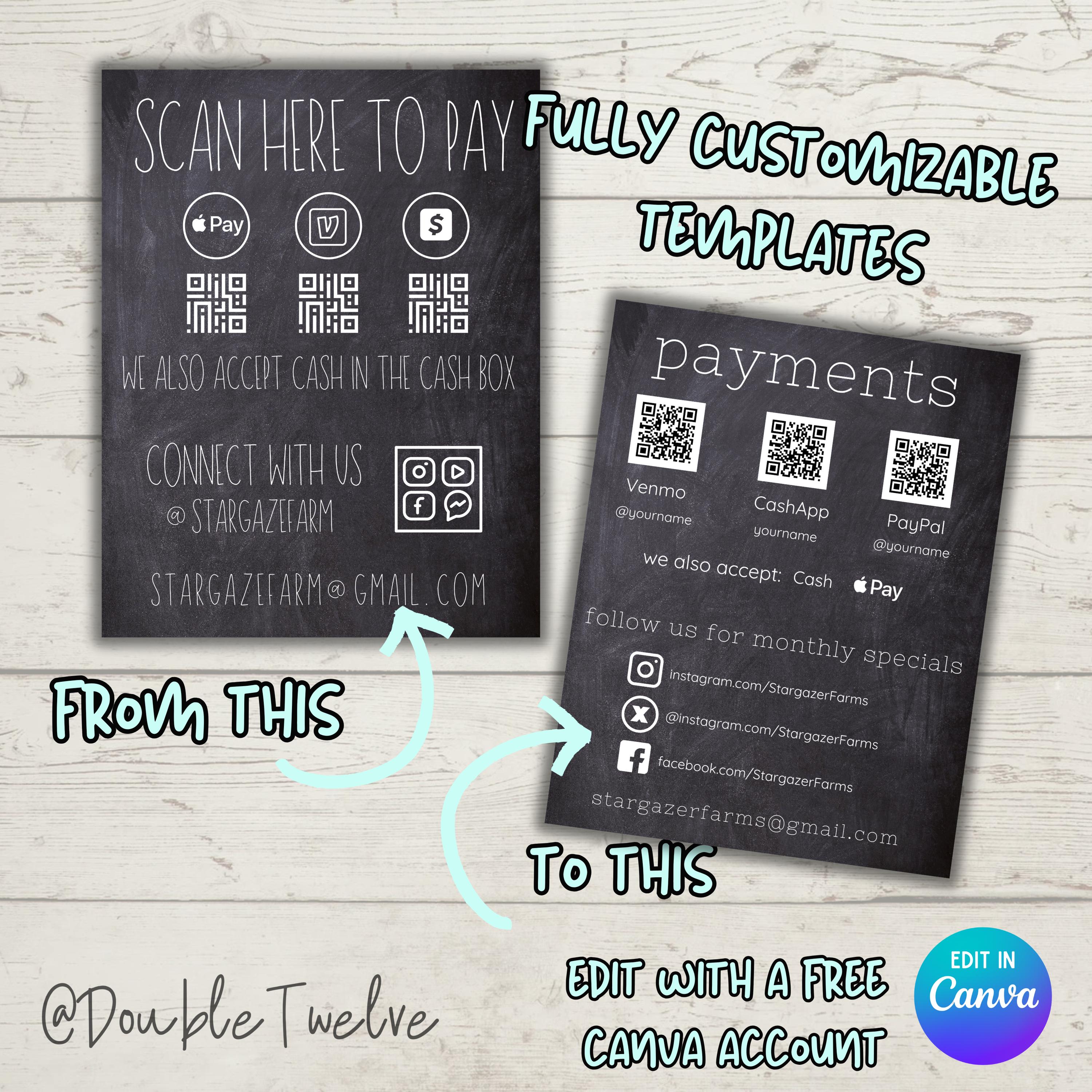 Farm Stand Signs Bundle, Roadside Farm Store Templates, Eggs for Sale ...