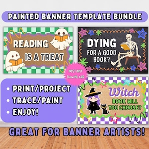 Reading Hand Painted Banner - Etsy