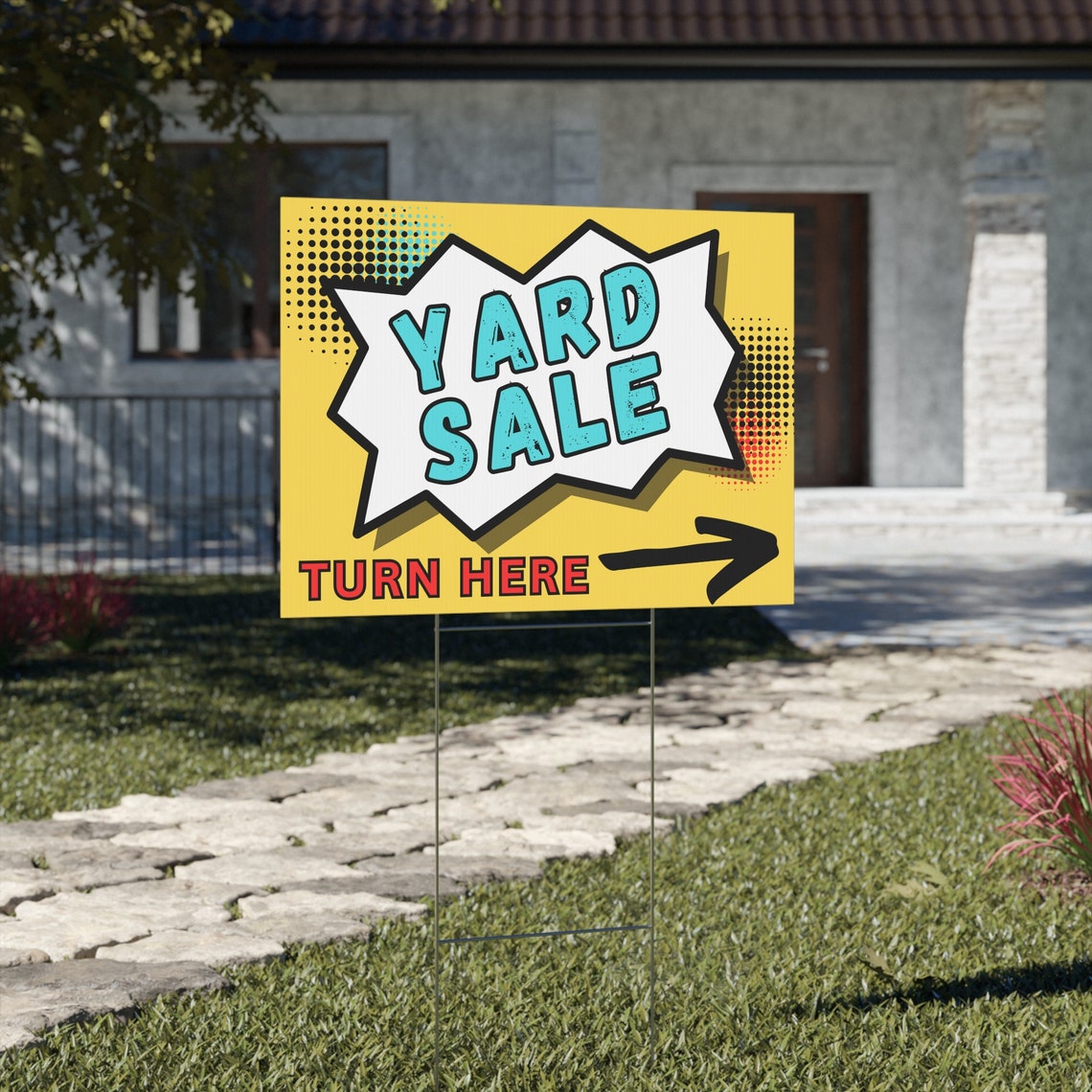 Printable Garage Sale Signs, Yard Sale DIY Signage, Moving Estate Sale ...