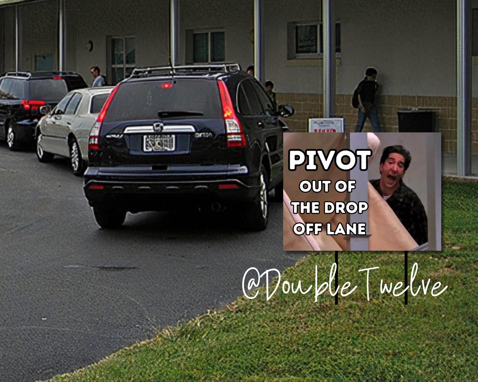 Funny School Drop off Lane Sign, Printable Drop off Pick up Lane Signs ...