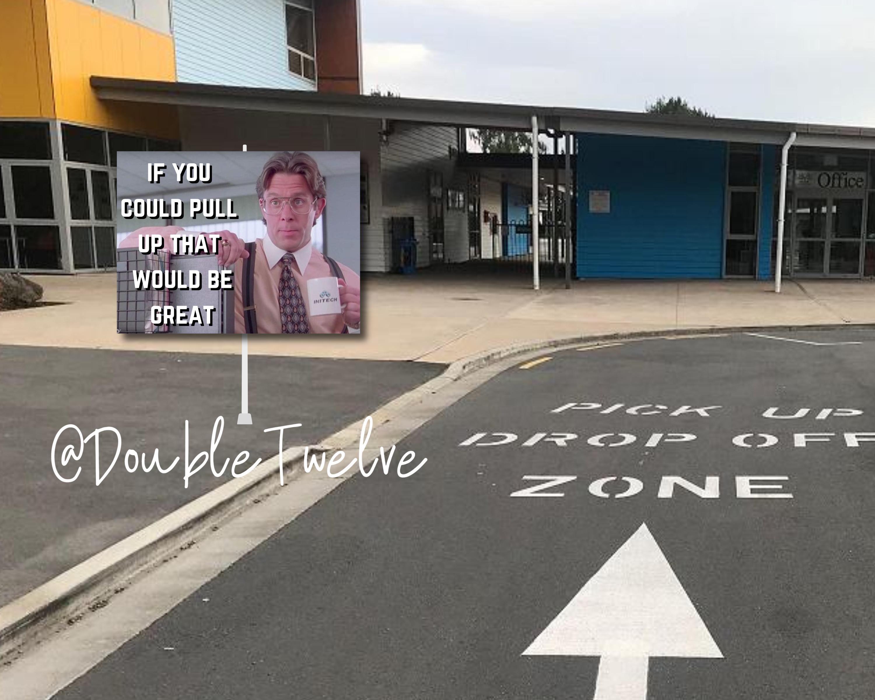 Funny School Drop off Sign, Back to School Sign, Pick up Drop off Lane ...