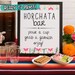 Horchata Bar Sign Printable, Mexican Hot Chocolate Menu, Fiesta Party ...