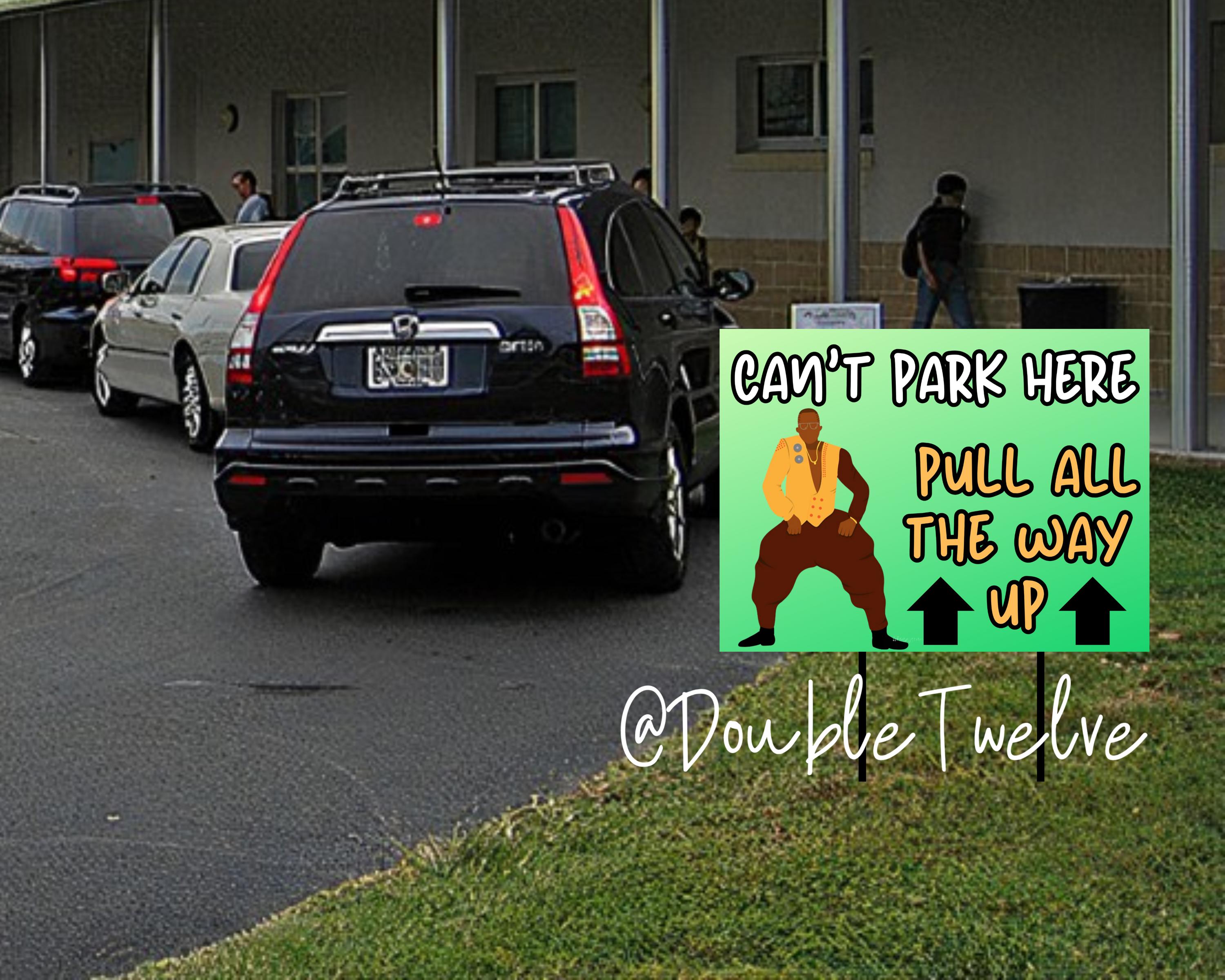 Funny School Drop off Signs, Back to School, Pick up Drop off Sign ...