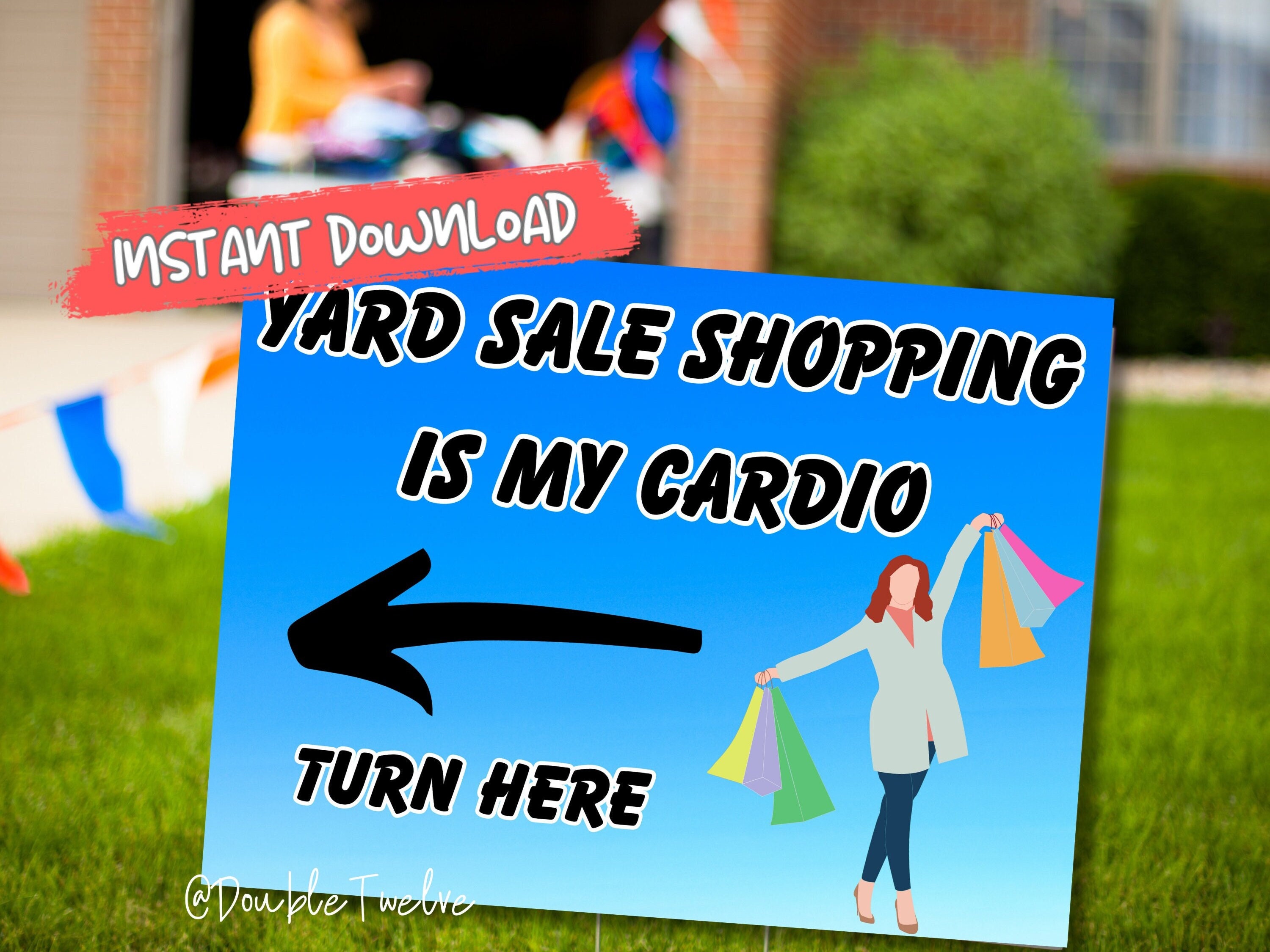 Funny Garage Sale Sign, DIY Yard Sale Printable, Printable Garage Sale ...