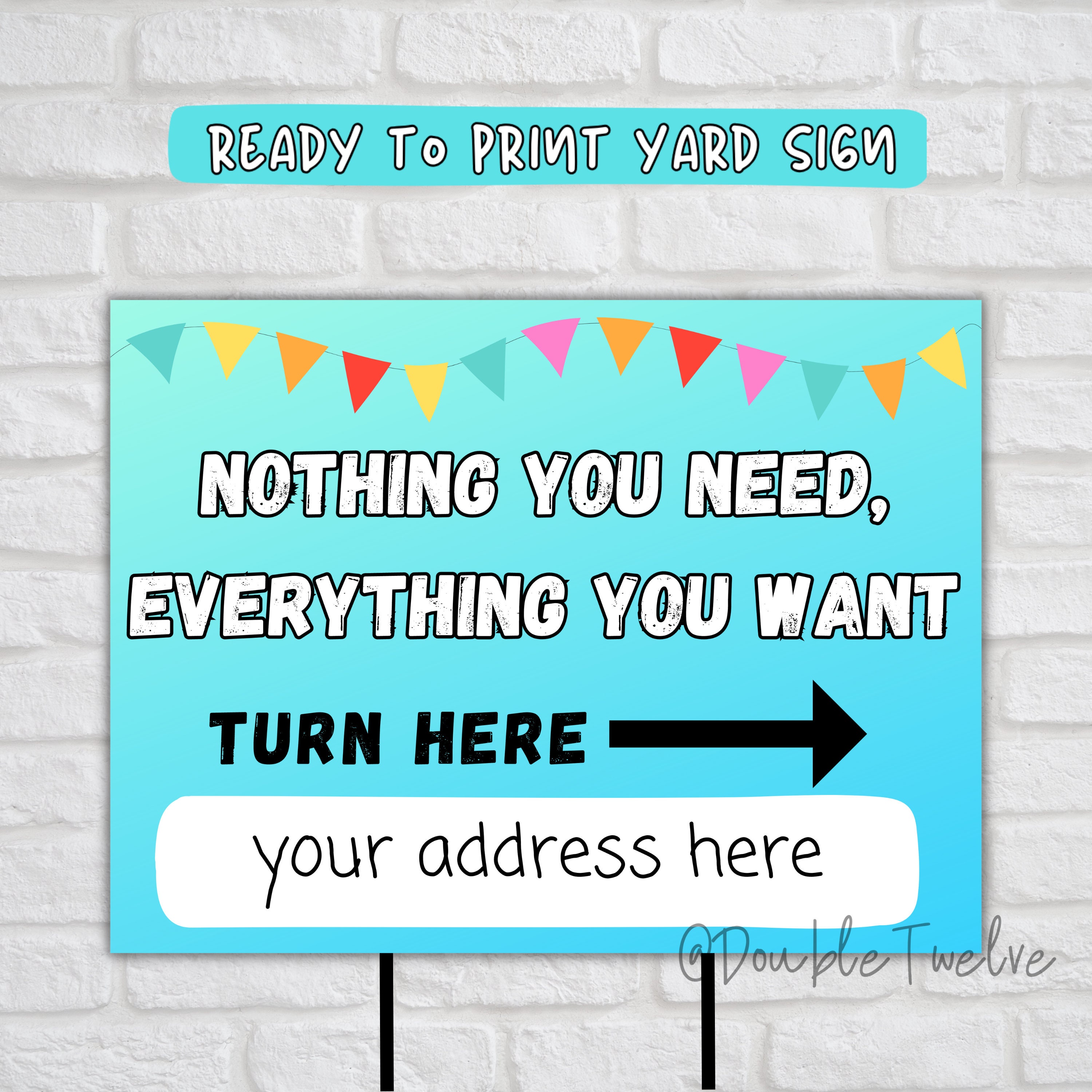 Funny & Functional Garage Sale Printables, Garage Sale Signs ...