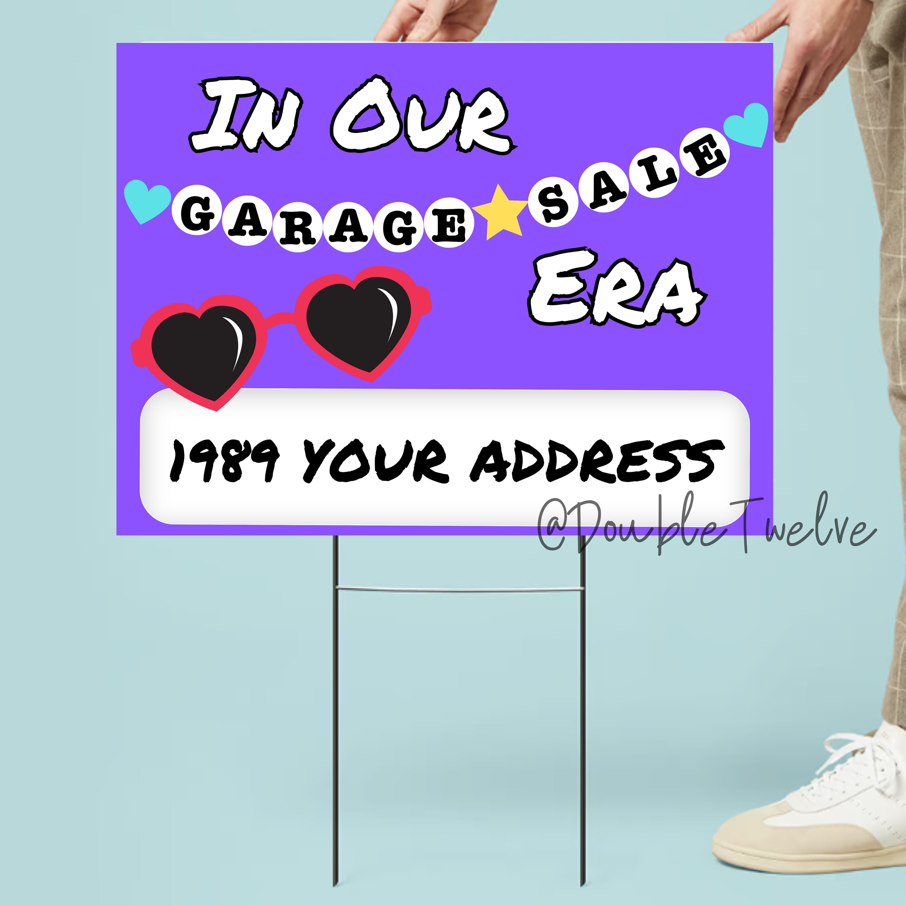 Printable Garage Sale Signs, Taylor Swift Swifty Theme Yard Sign ...