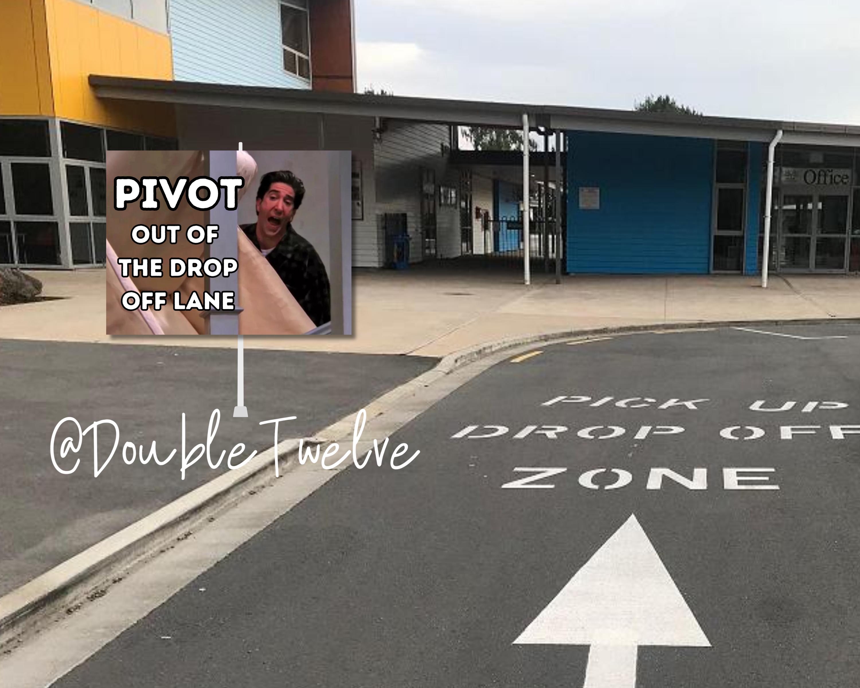 Funny School Drop off Lane Sign, Printable Drop off Pick up Lane Signs ...