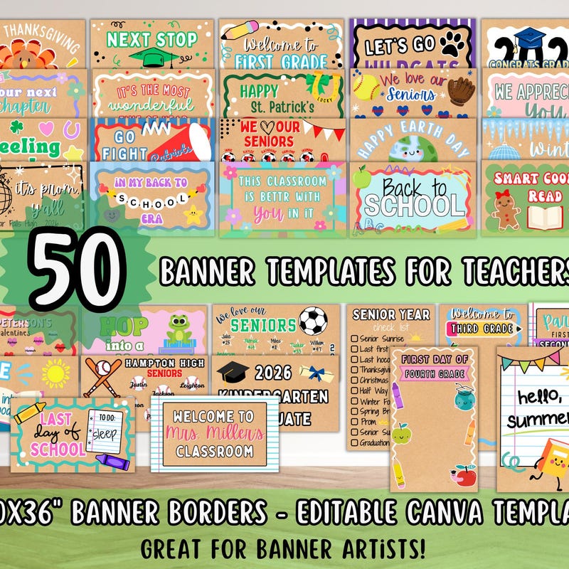 Custom Classroom Borders - Etsy