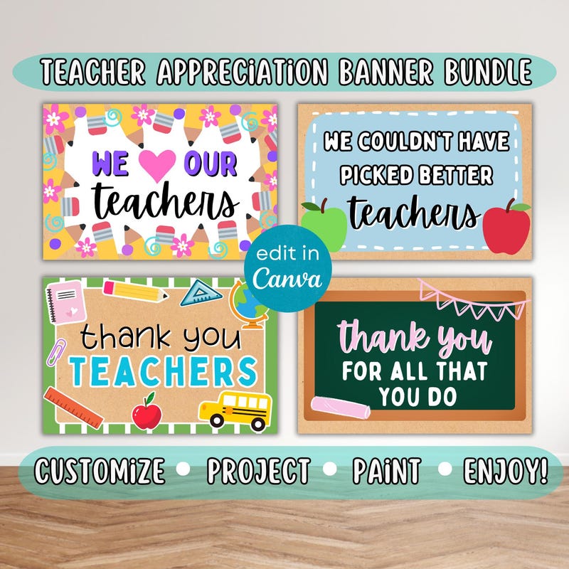 Teacher Banner - Etsy