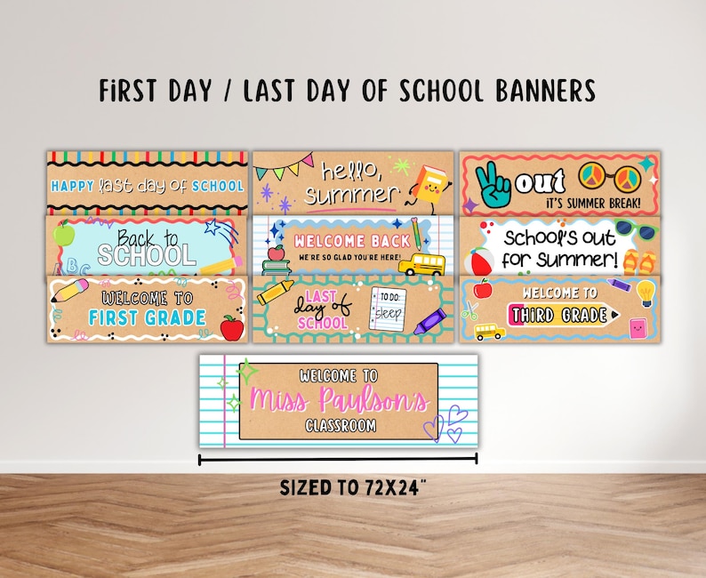 Teacher Banners for Printing, 2x6 Foot Walgreens Banners for Back to ...