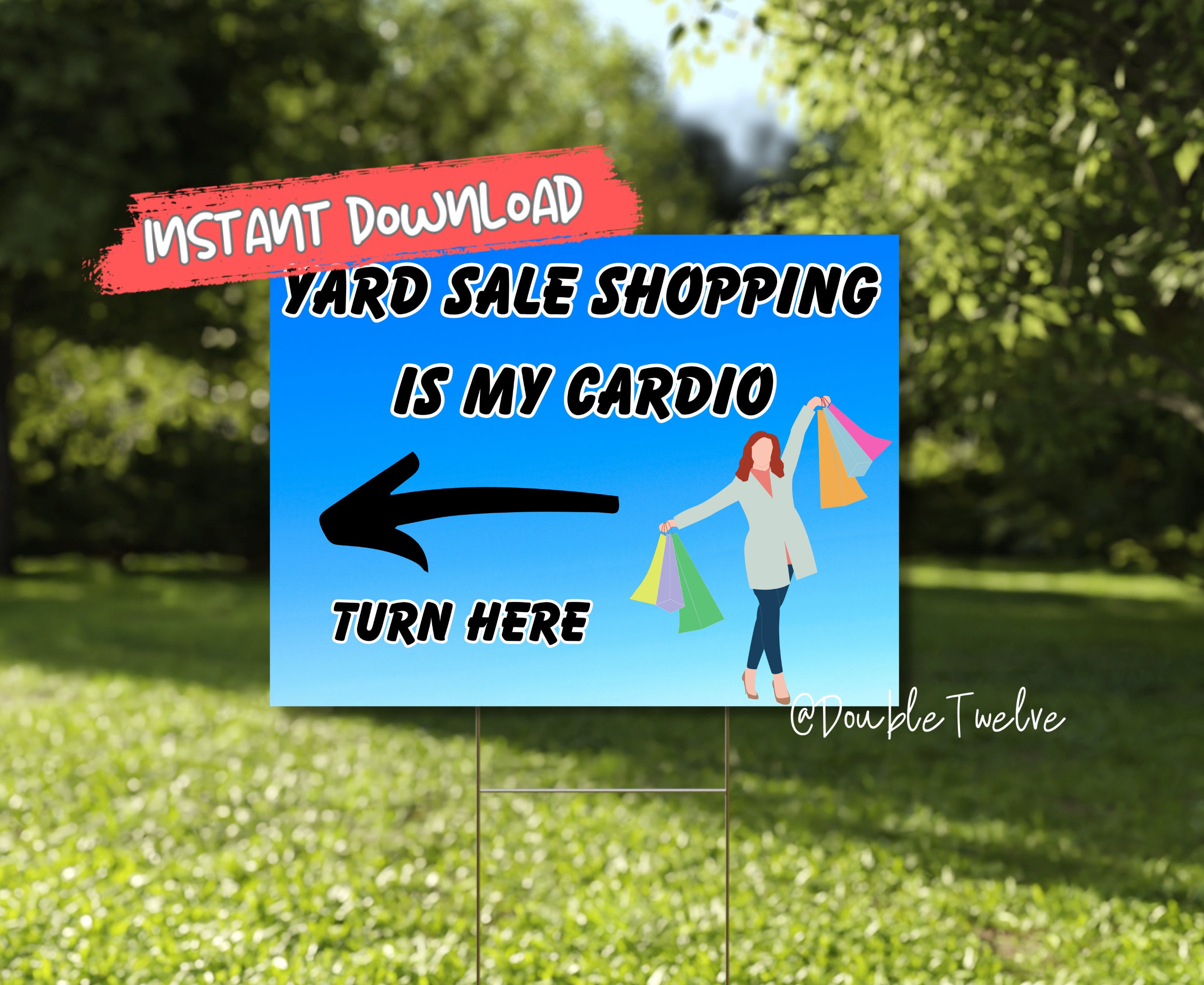 Funny Garage Sale Sign, DIY Yard Sale Printable, Printable Garage Sale ...