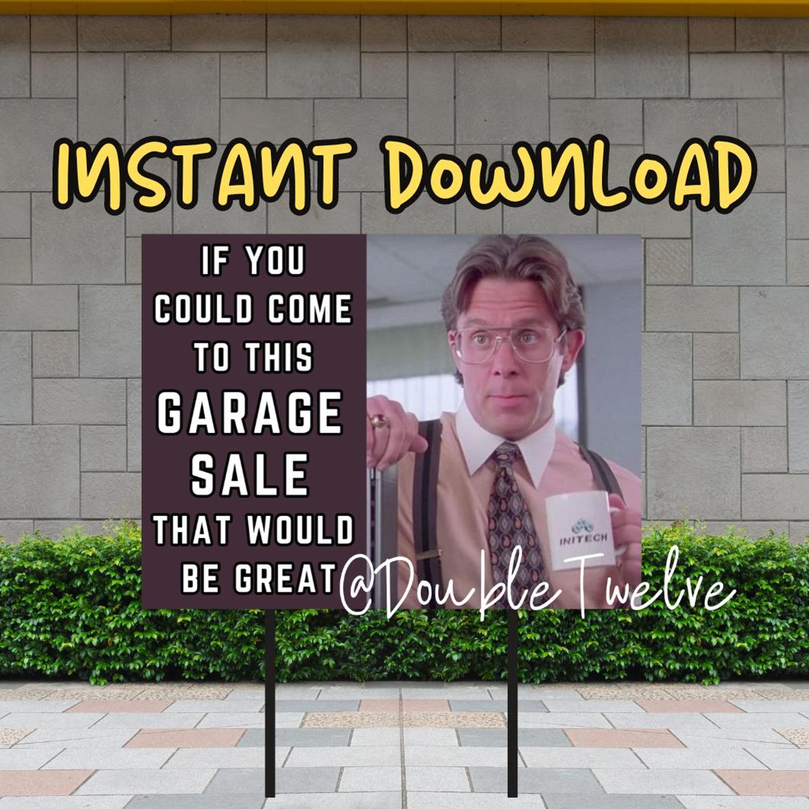 Funny Garage Sale Signs, Office Space Millennial Humor, Yard Sale Signs ...