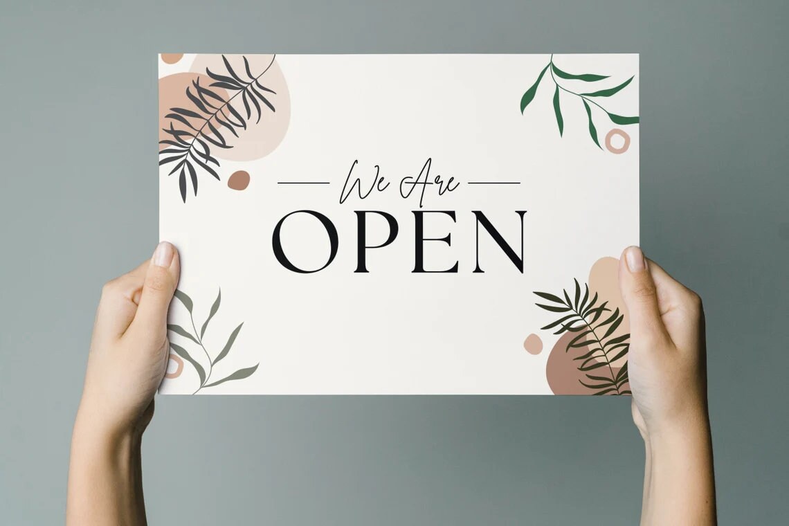 Open Closed Sign Businesses, Store Opening, Small Business Signs ...