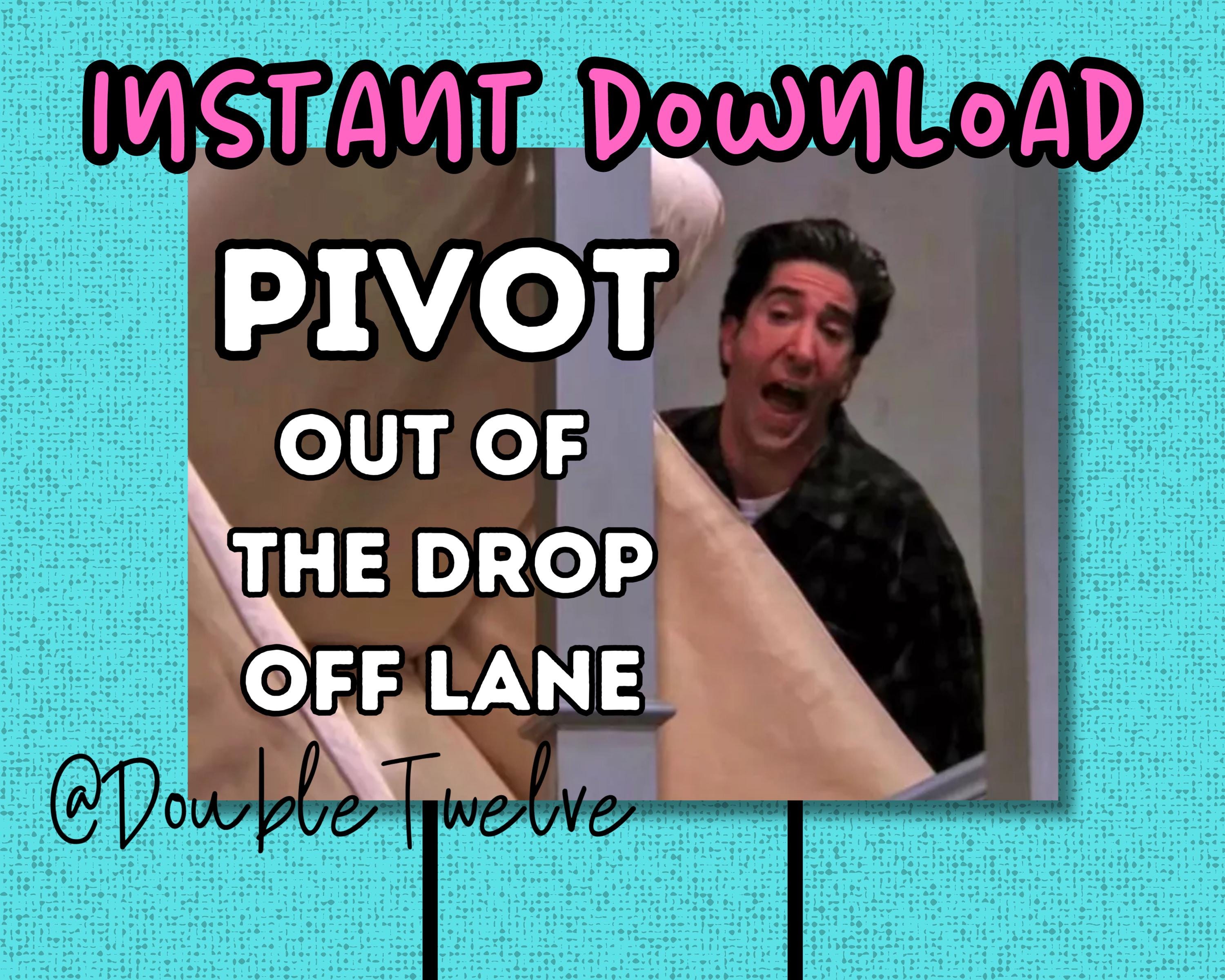 Funny School Drop off Lane Sign, Printable Drop off Pick up Lane Signs ...
