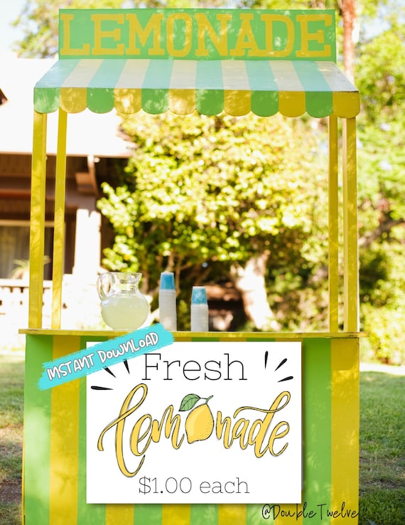 Homemade Lemonade Stand Signs Candy Envy Lemonade, 3 Ways