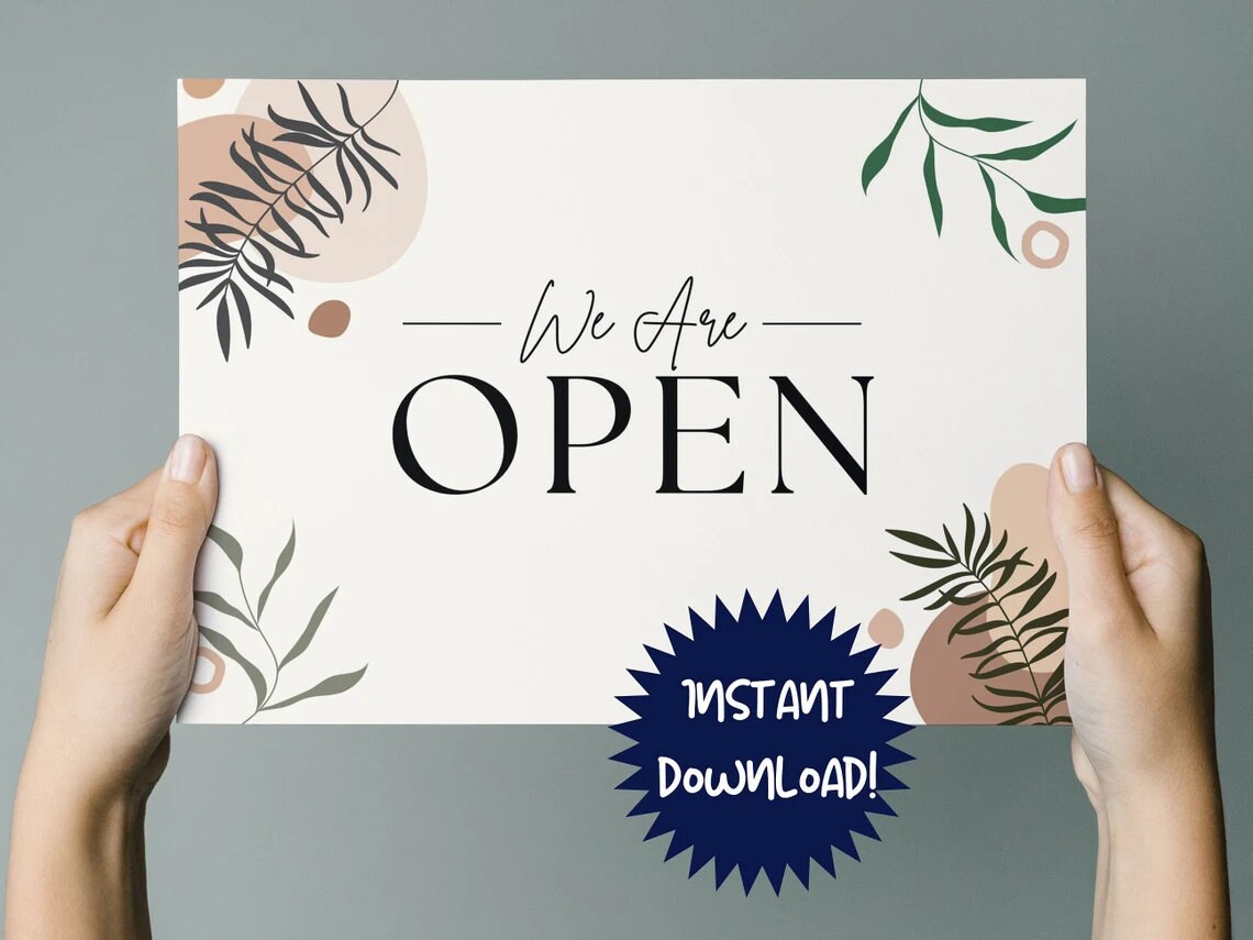 Open Closed Sign Businesses, Store Opening, Small Business Signs ...