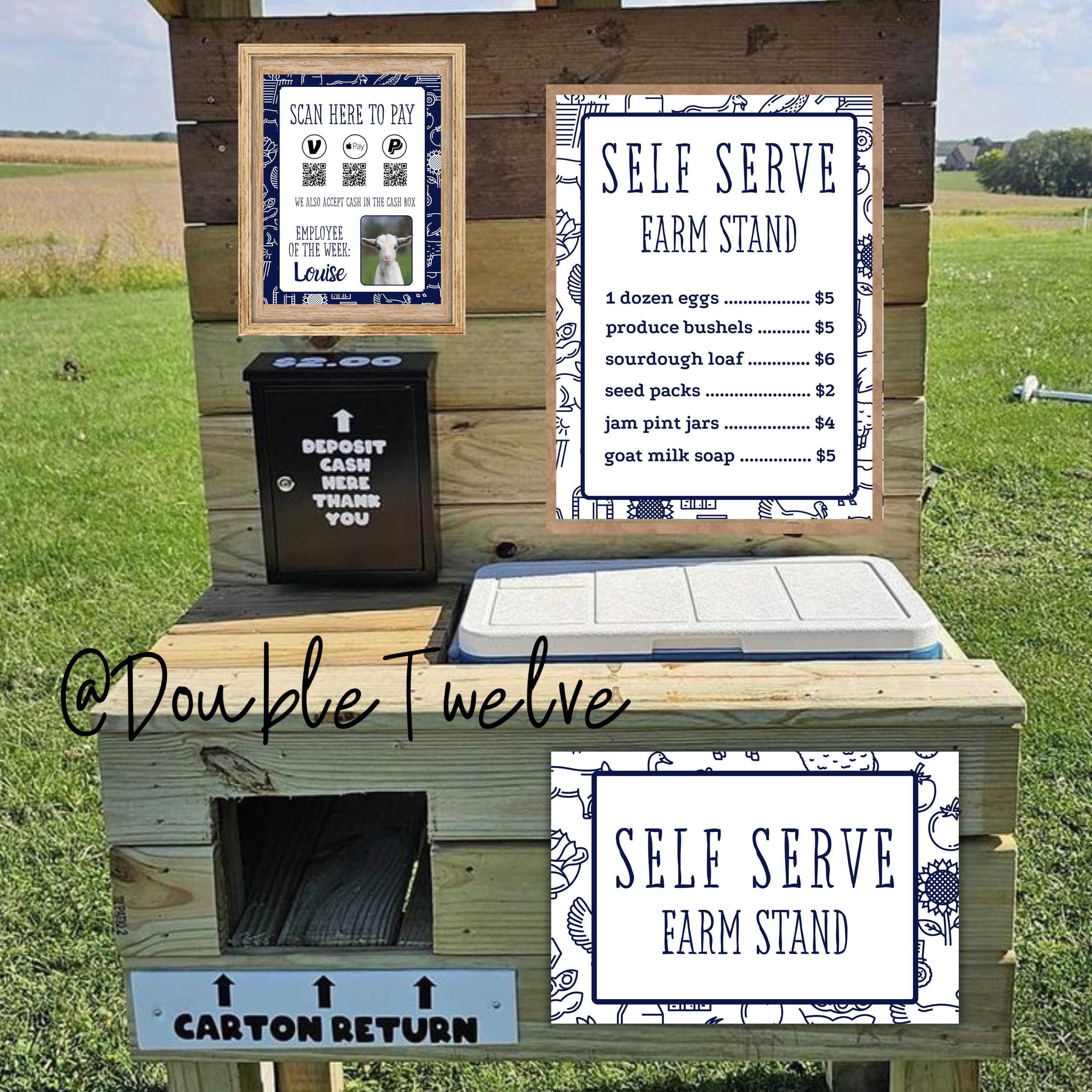 Printable Roadside Farm Stand Signs, Customizable Menu Price Sign ...