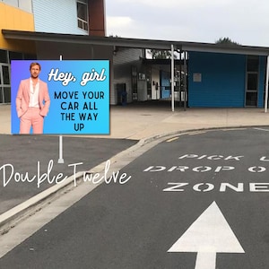 Funny Drop off Lane Signs, Back to School, Parent Student Drop off Line ...