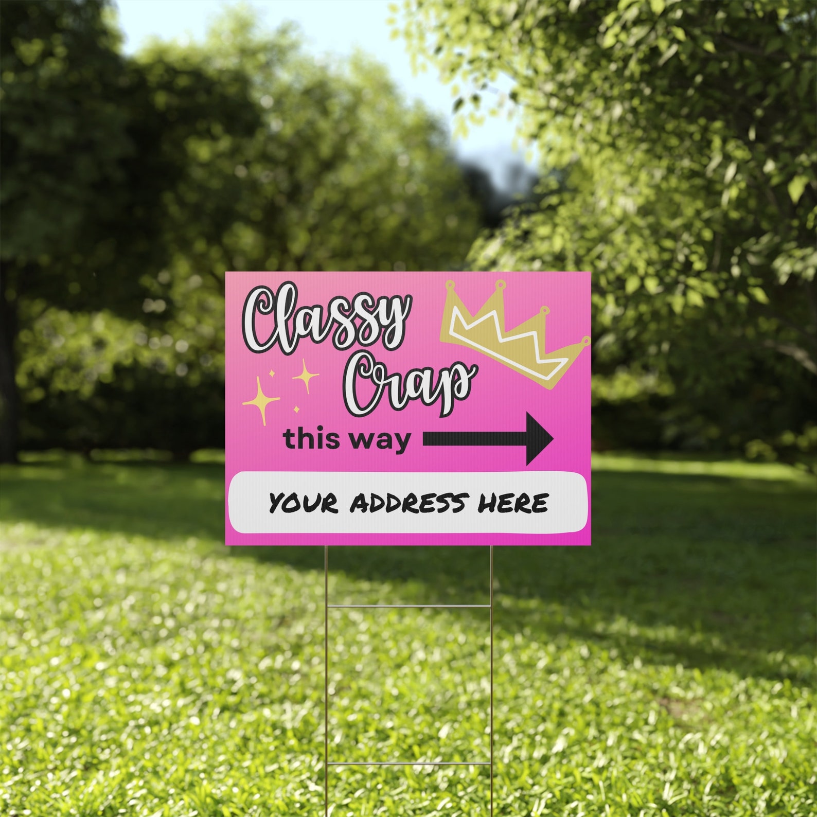 Funny Garage Sale Signs, Yard Sign, Printable Yard Sale Poster, DIY ...