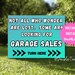 Funny Garage Sale Sign, Printable DIY Garage Moving Yard Sale, Print at ...