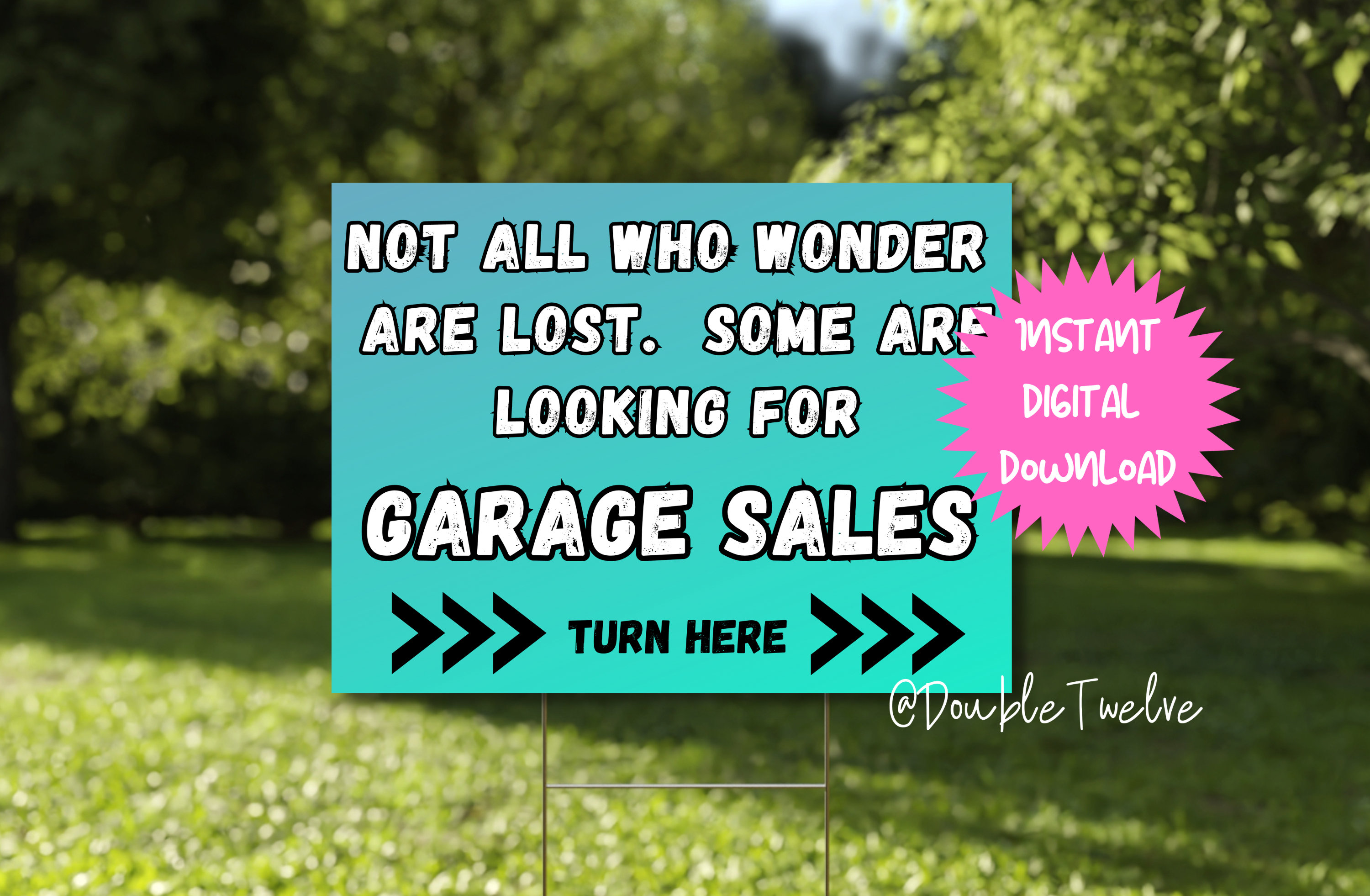 Funny Garage Sale Sign, Printable DIY Garage Moving Yard Sale, Print at ...