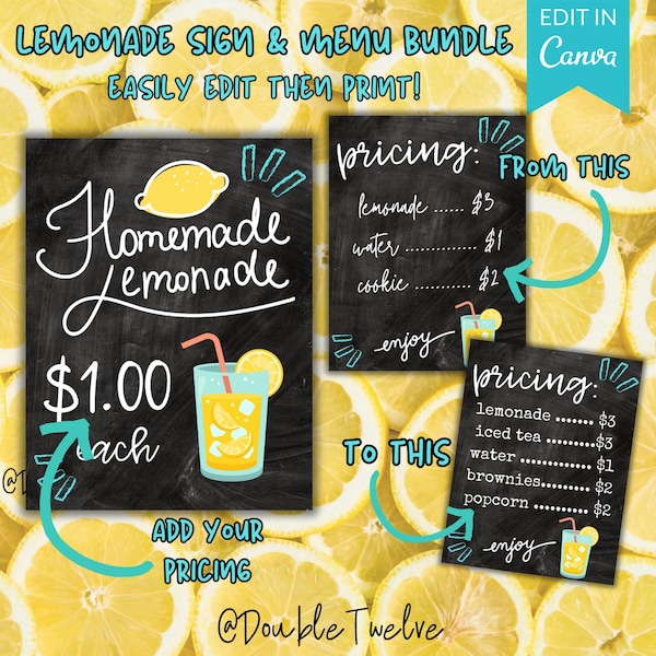 Lemonade Stand Poster - Etsy