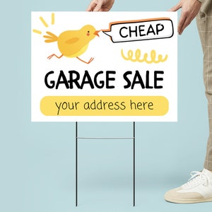 Funny Garage Sale Signs, Editable Template, Moving Sale, DIY Garage ...