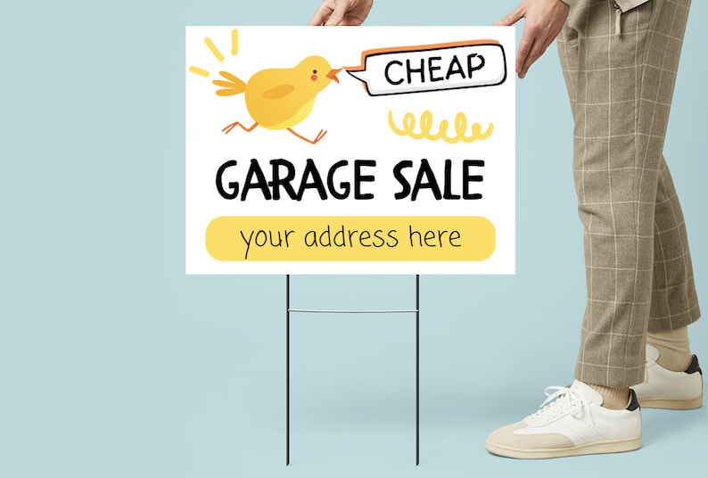 Funny Garage Sale Signs, Editable Template, Moving Sale, DIY Garage ...