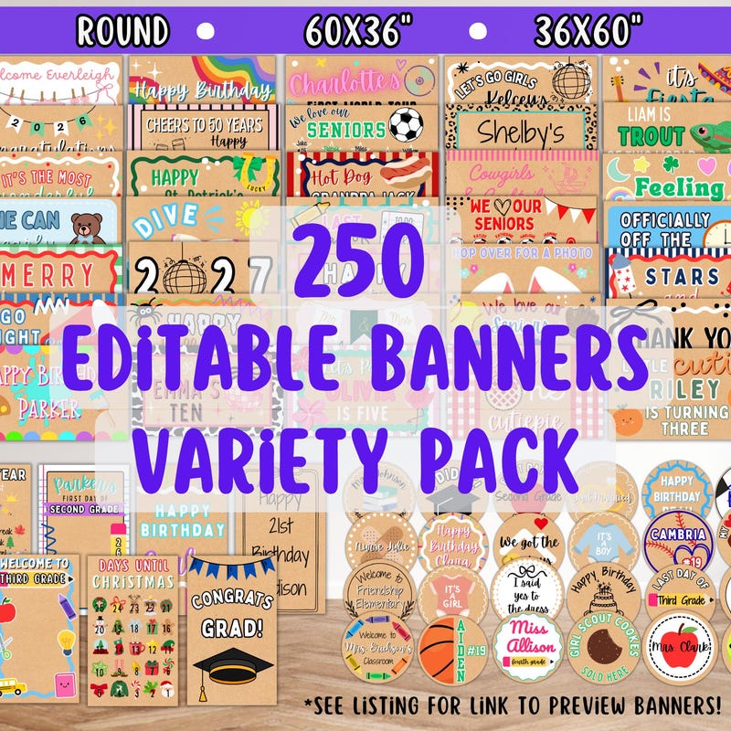 Banners Prom Baby Blue - Etsy