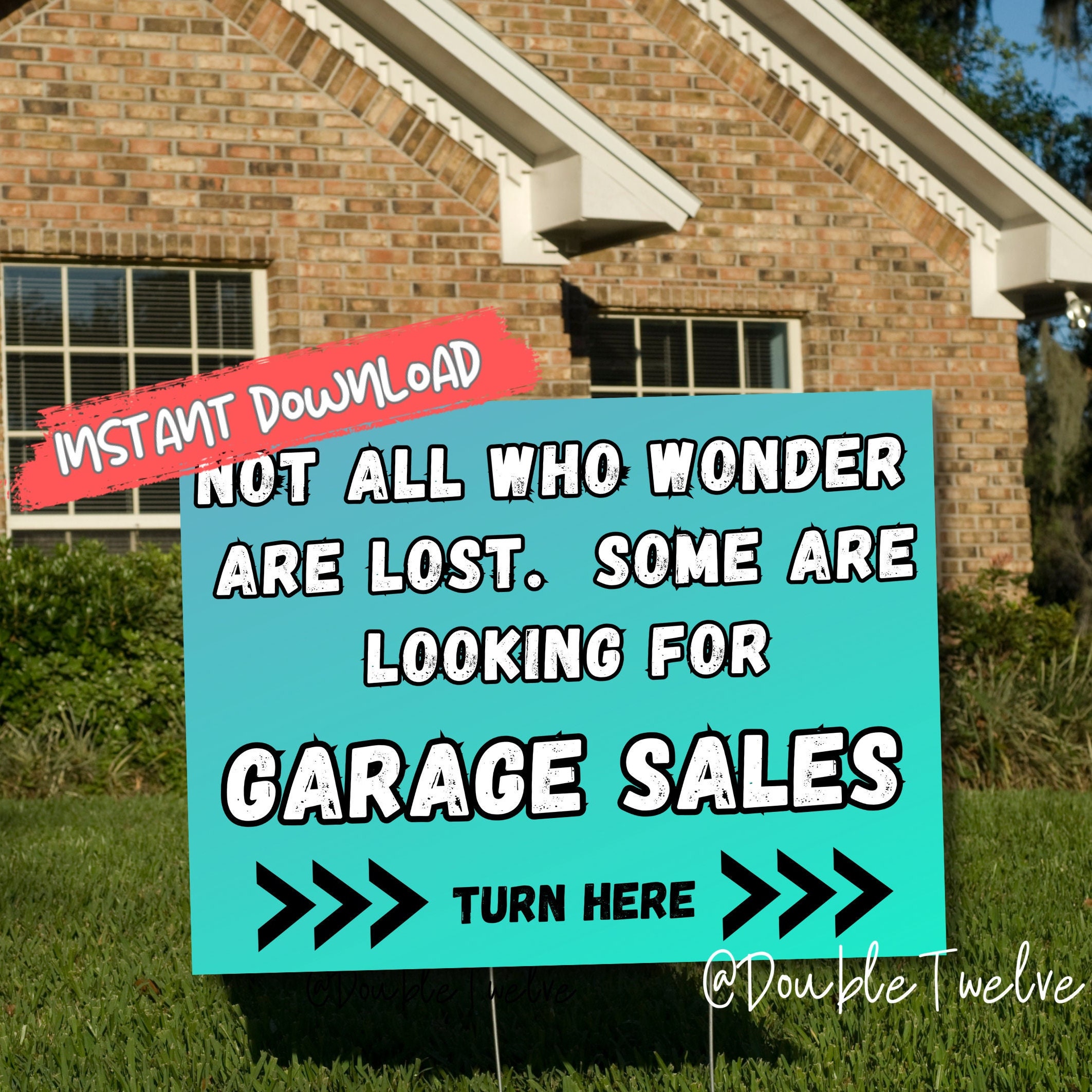 Funny Garage Sale Sign, Printable DIY Garage Moving Yard Sale, Print at ...