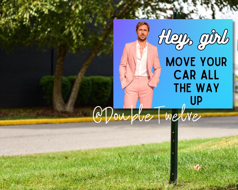 Funny Drop off Lane Signs, Back to School, Parent Student Drop off Line ...