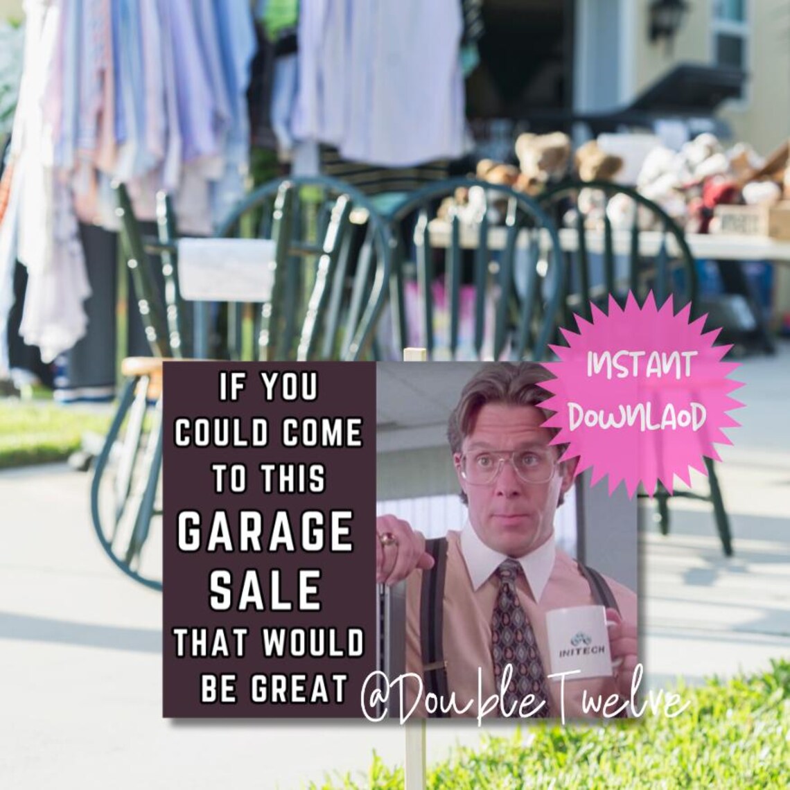 Funny Garage Sale Signs, Office Space Millennial Humor, Yard Sale Signs ...