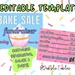Custom Bake Sale Sign Bundle, Cute Kids Bake Sale Fundraiser Signage ...