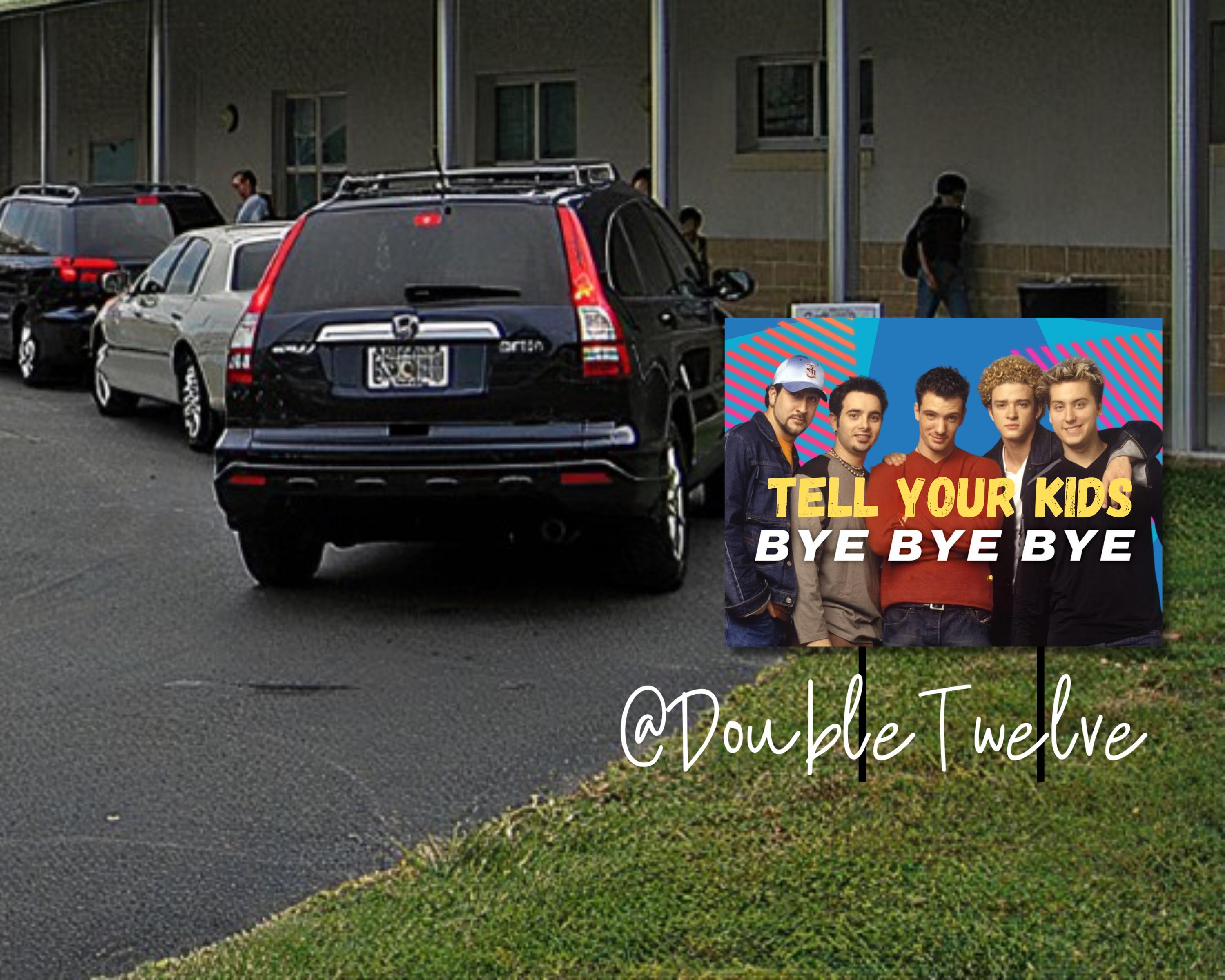 Funny School Drop off Signs, Back to School, Pick up Drop off Sign ...