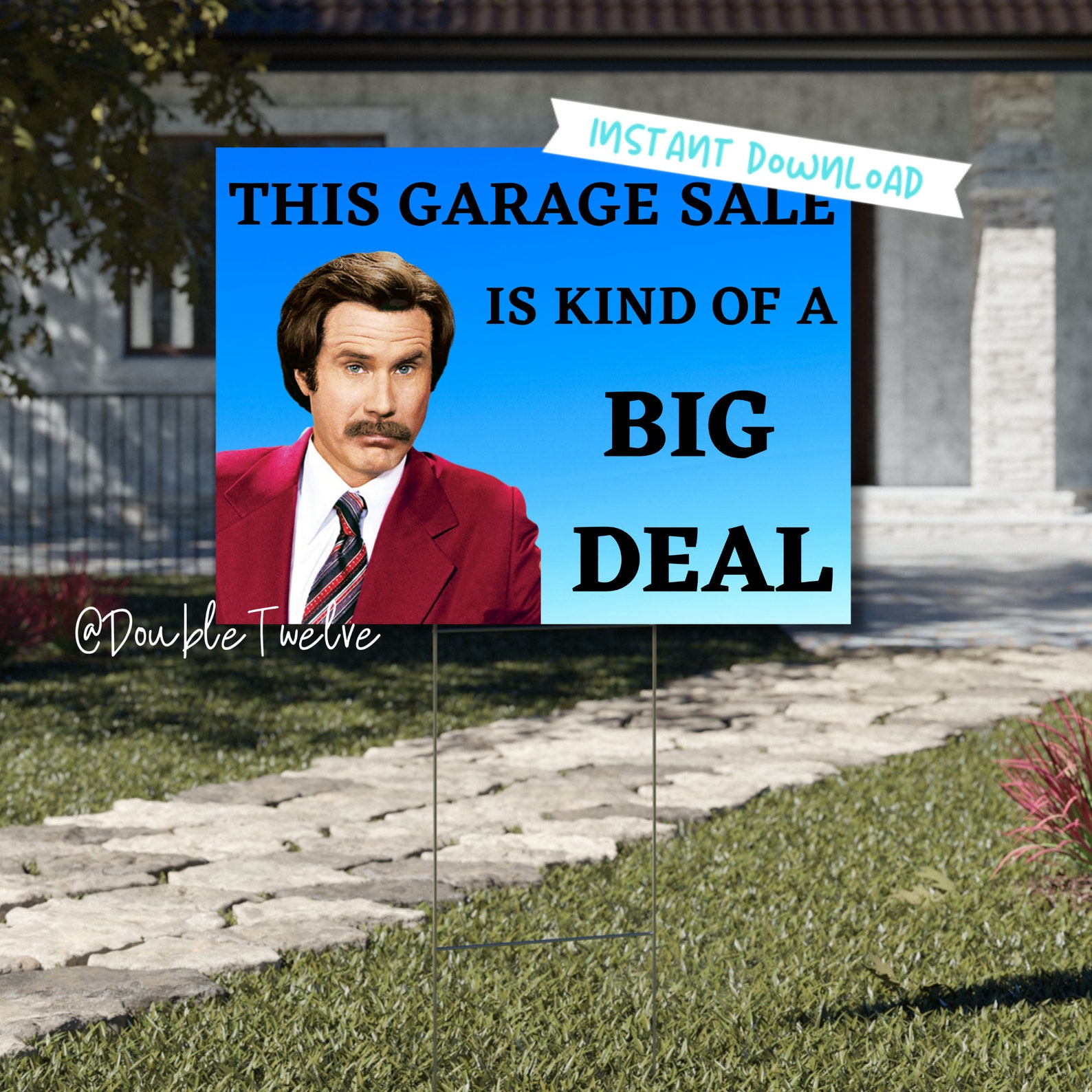 Funny Garage Sale Signs, Yard Sale Flyer, Editable Template, Garage ...