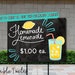 Printable Lemonade Stand Yard Sign, Cute Kids Lemonade Stand DIY ...