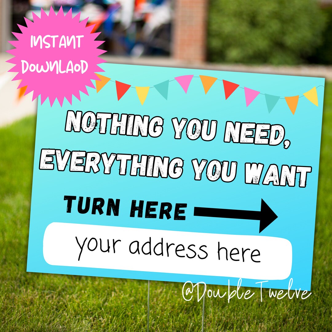 Funny & Functional Garage Sale Printables, Garage Sale Signs ...